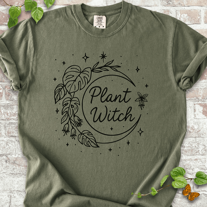 Magical Plant Witch Comfort Colors™ T-Shirt | Witchy Plant Mom Gift ...